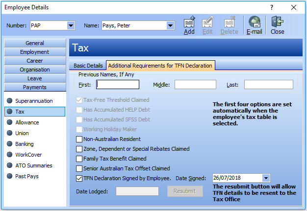 Submitting TFN Declaration Forms with STP – Agrimaster