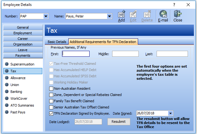 Submitting TFN Declaration Forms with STP – Agrimaster