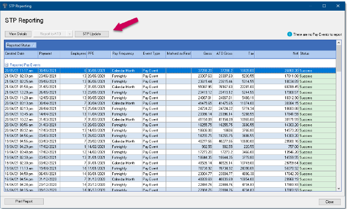 STP Mark Final Pay Reporting Event – Agrimaster