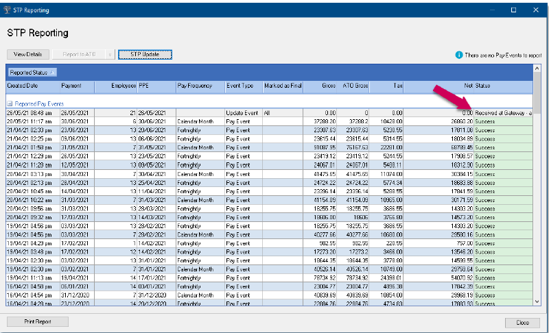STP Mark Final Pay Reporting Event – Agrimaster