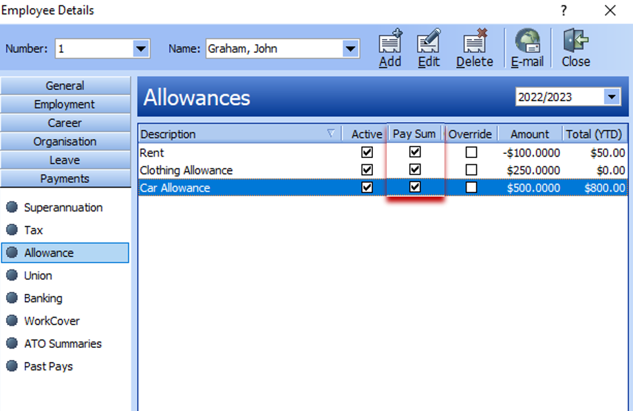 Confirmation Of Allowances And Deductions Settings – Agrimaster
