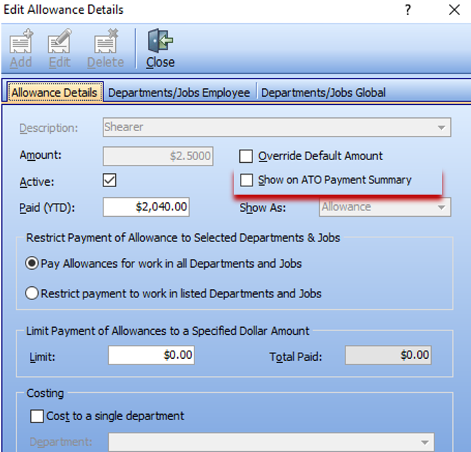 Confirmation Of Allowances And Deductions Settings – Agrimaster